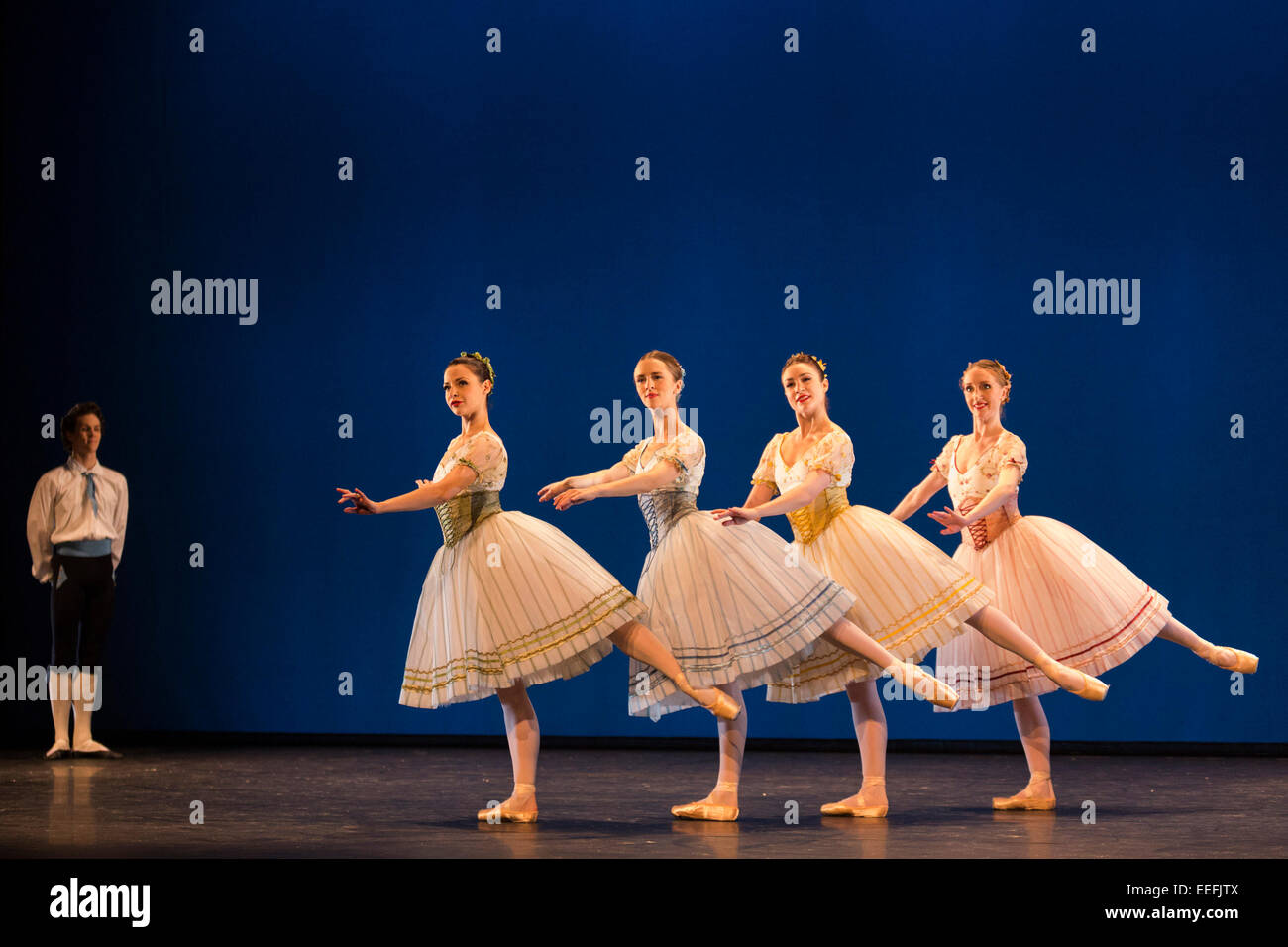 Pas de six from Napoli with L-R: Andreas Kaas, Femke Slot, Susanne ...
