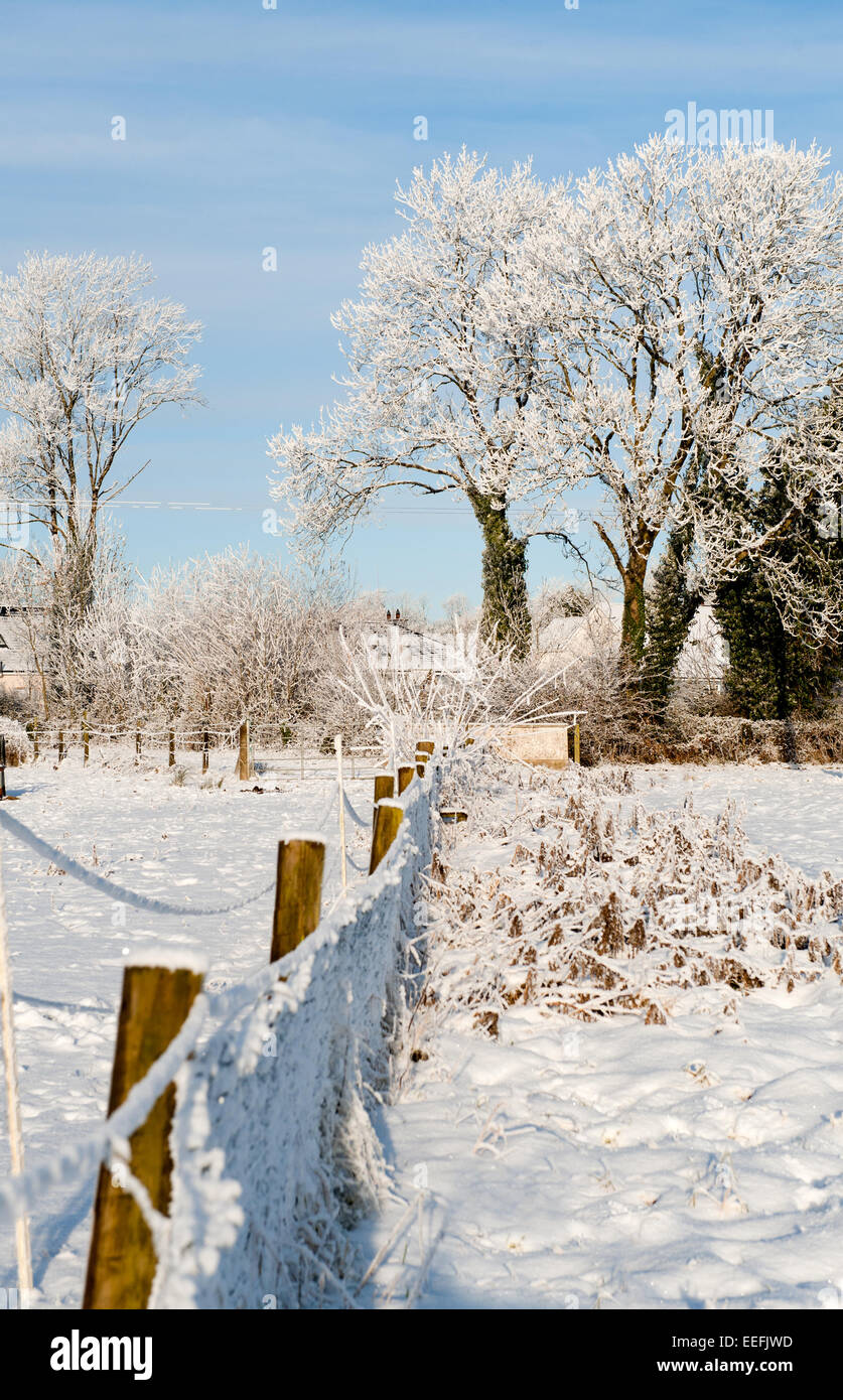 Outdoors at day with walk way in winter hi-res stock photography and ...