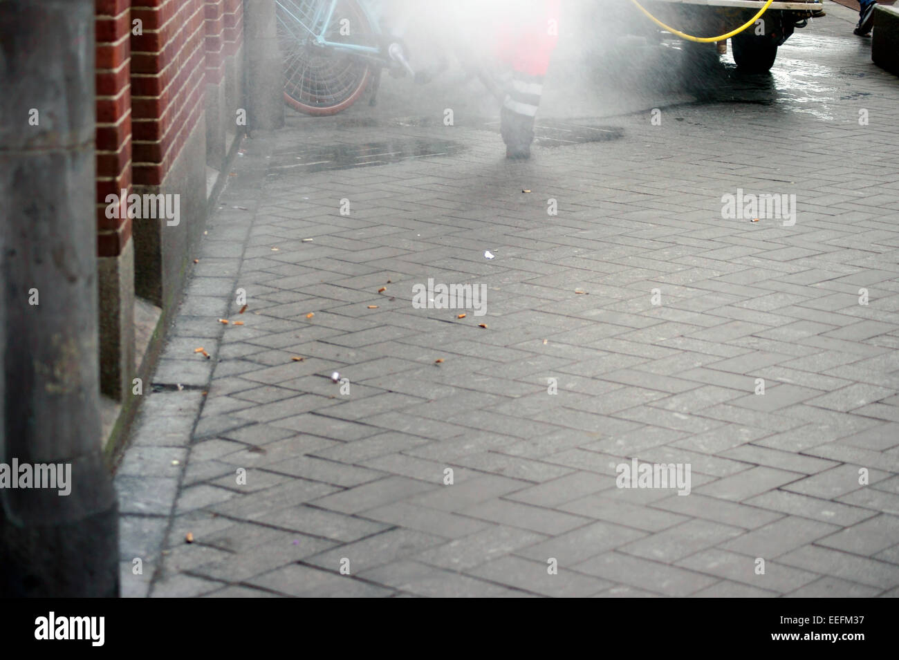 Street cleaning cleaners city hi-res stock photography and images - Alamy