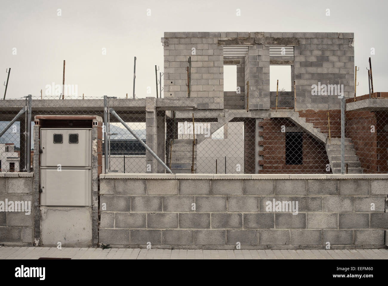 Half finished houses hi-res stock photography and images - Alamy