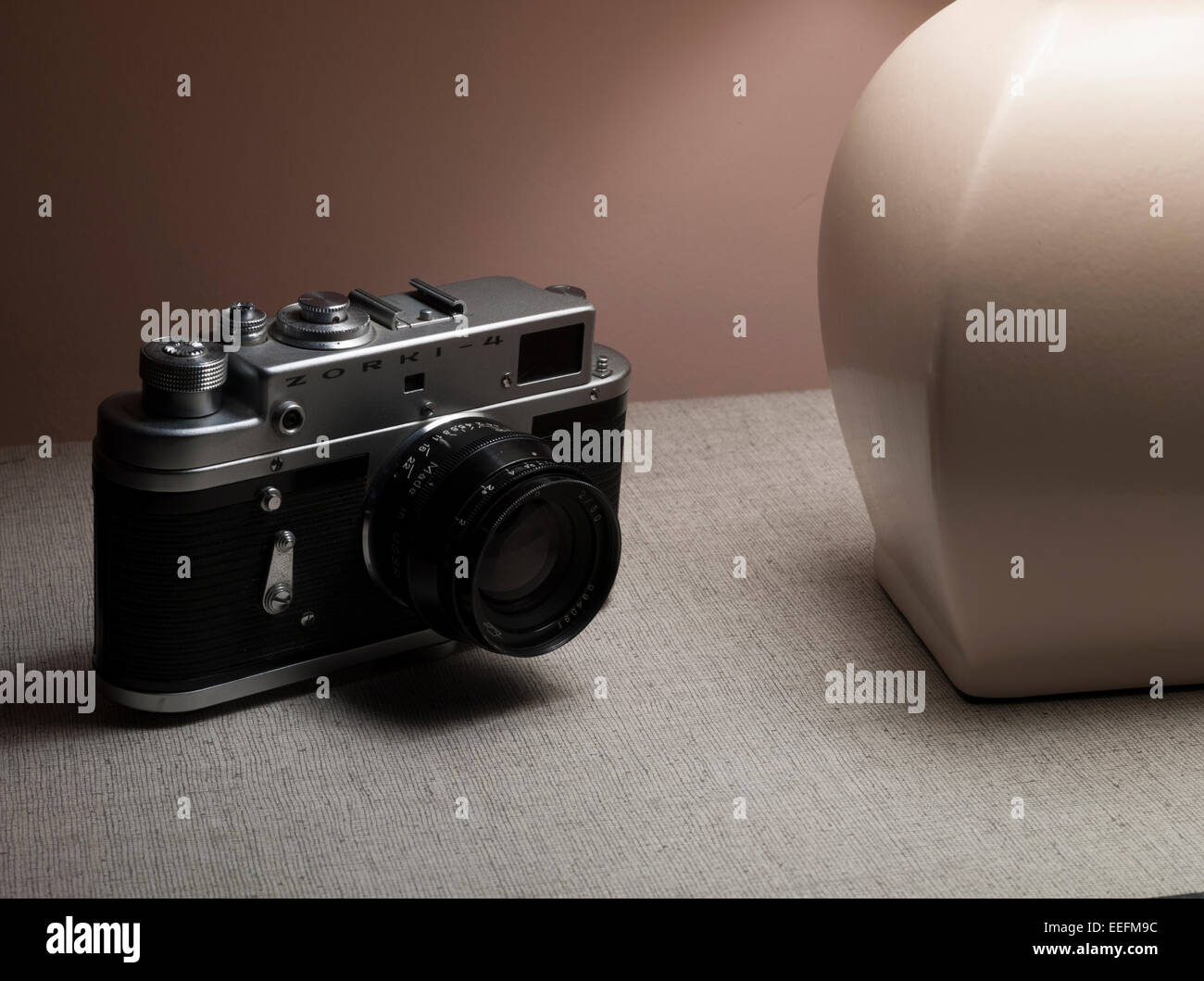 Zorki - 4 35mm Rangefinder camera with a retro look Stock Photo - Alamy