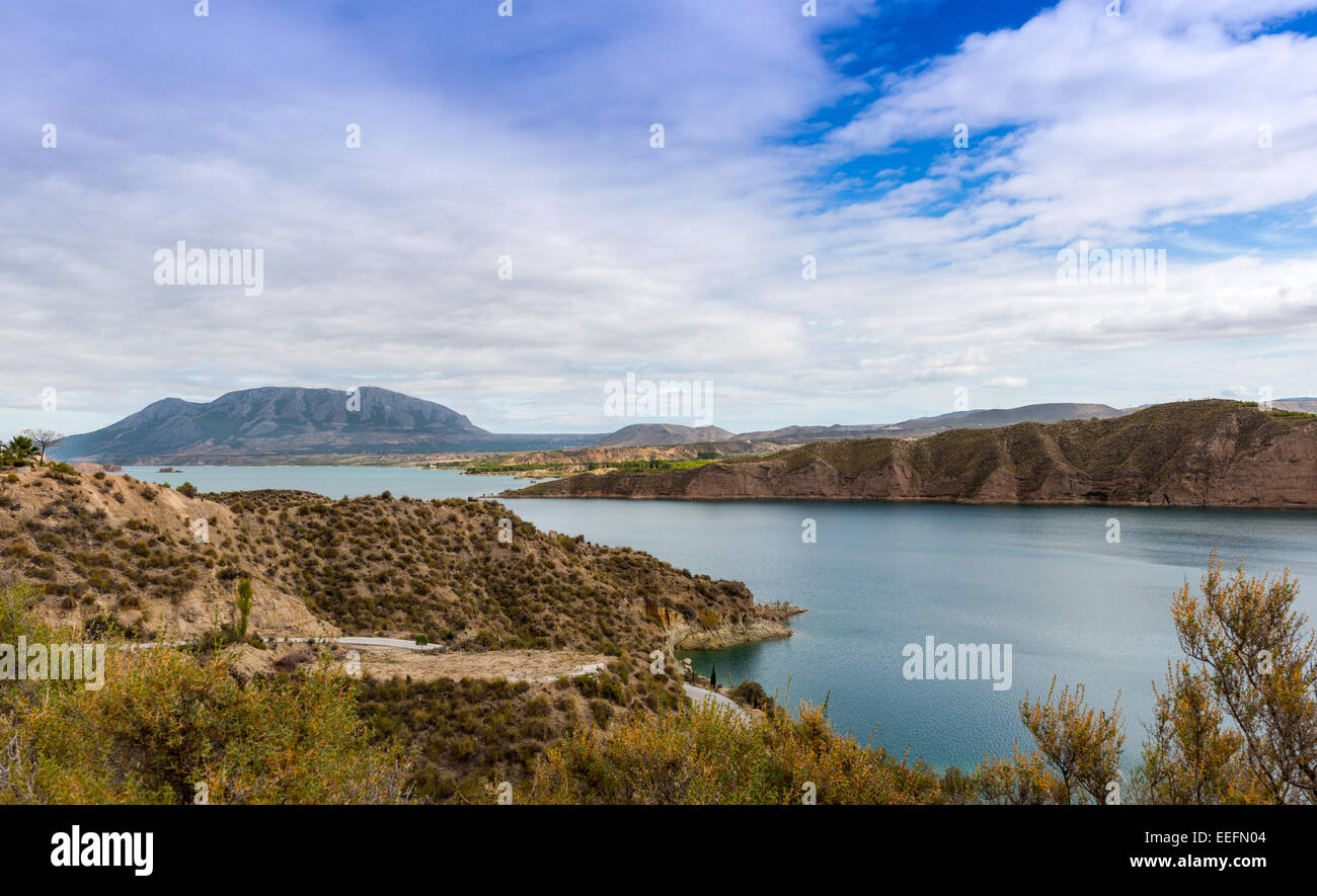 View over Lake Negratin Granada province Andalusia Spain Stock Photo ...