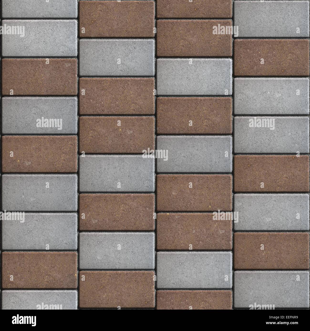 Rectangular Paving Slabs Laid as Zigzag. Seamless Texture Stock Photo ...