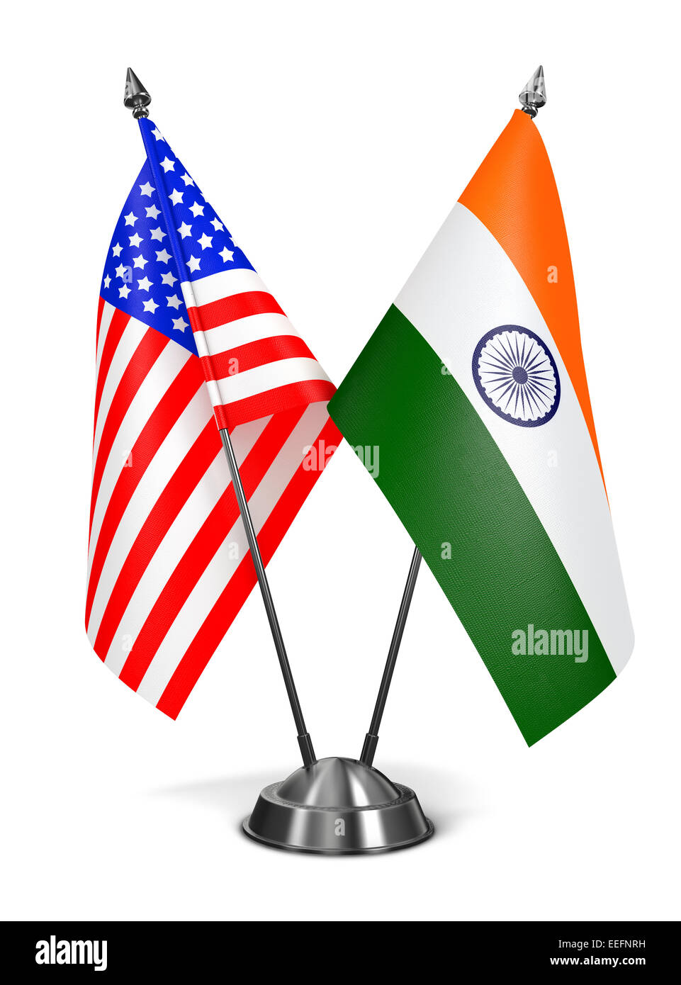 Usa and india flag hi-res stock photography and images - Alamy