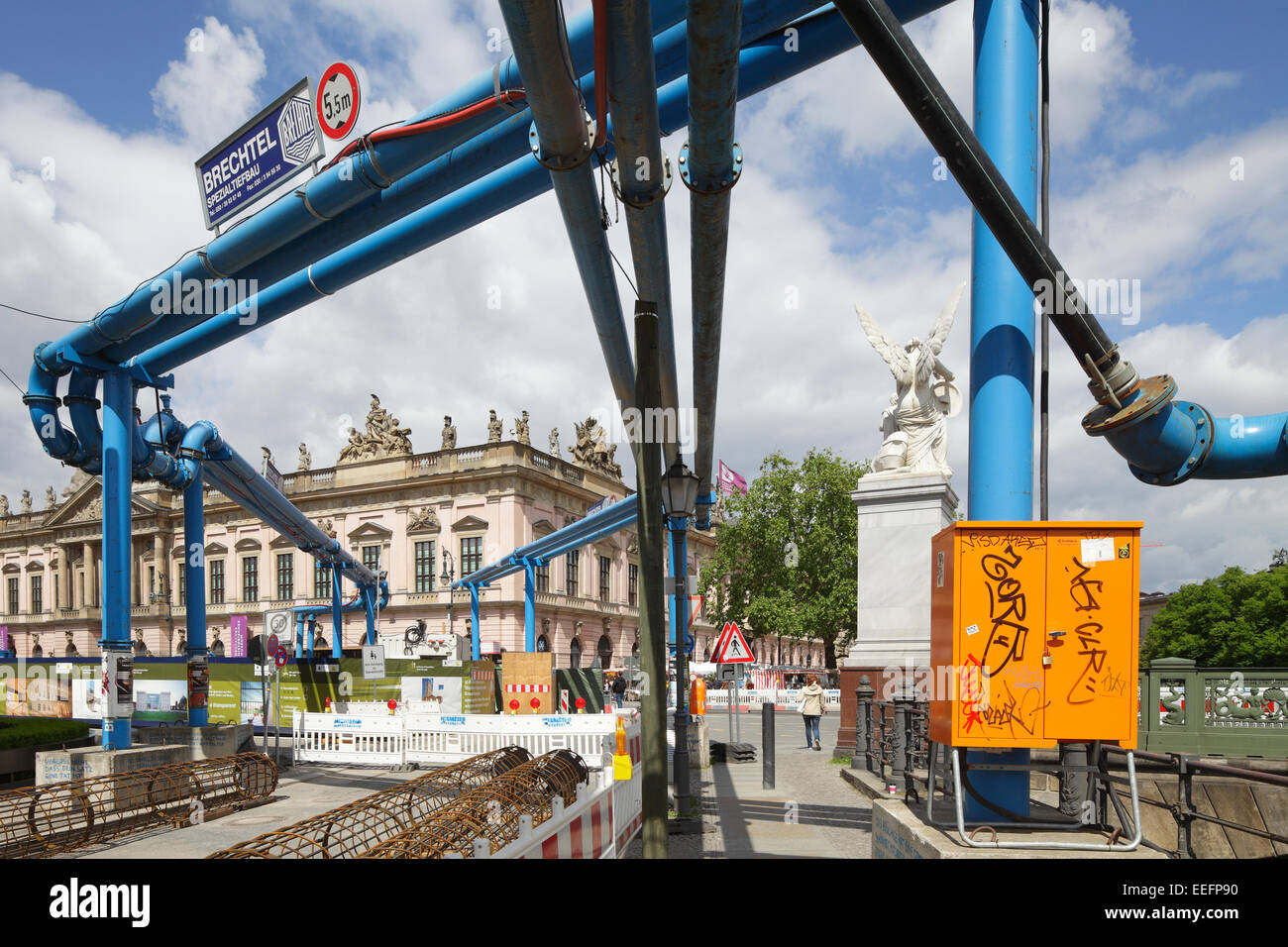 Berlin, Germany, pipelines for the groundwater management of the ...