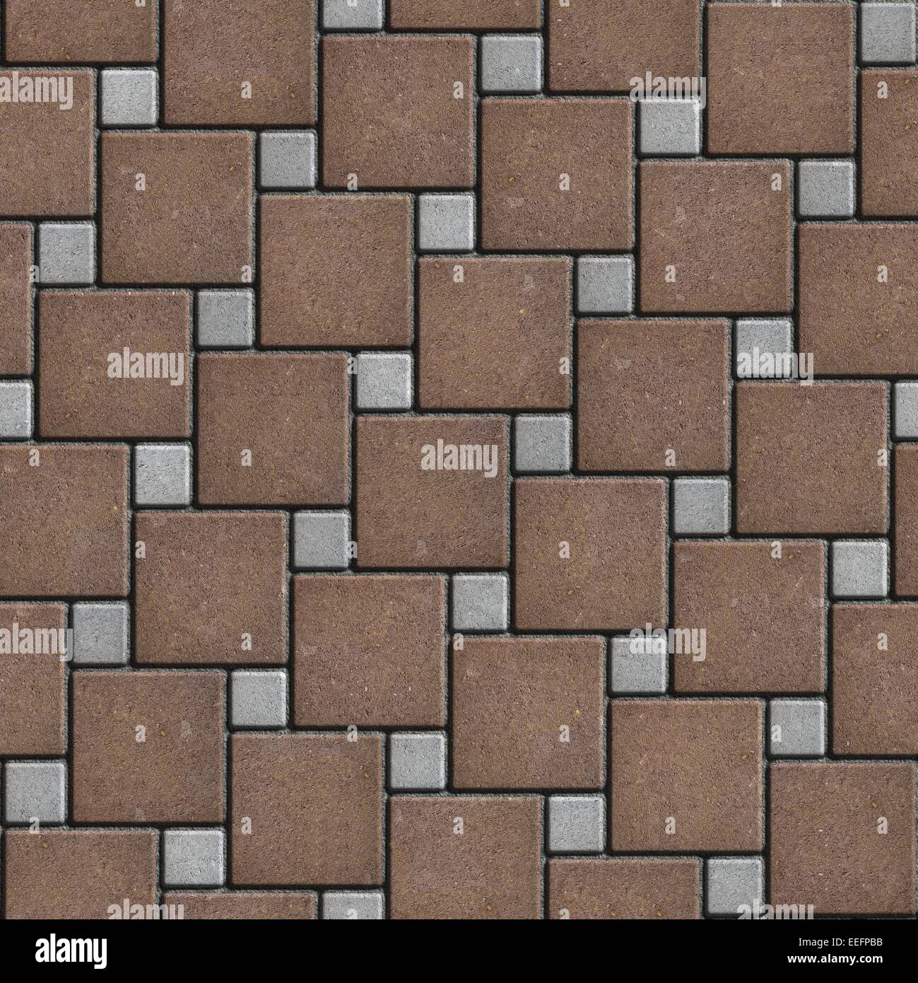 Brown and Gray Pavement Square Shape. Seamless Texture Stock Photo - Alamy