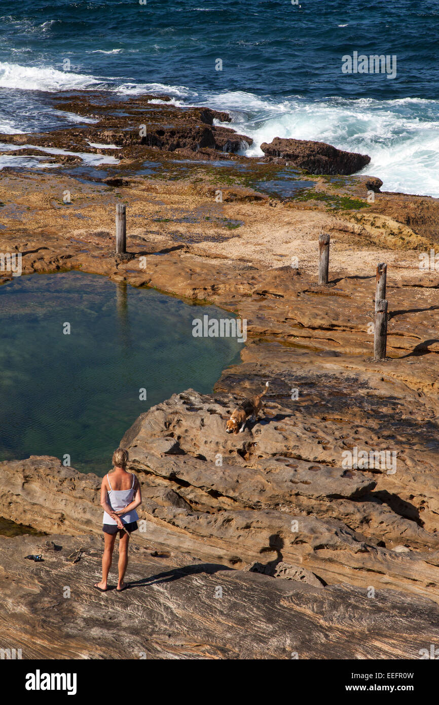 Ivor Rowe Rockpool, South Coogee, Sydney, NSW, Australia Stock Photo ...