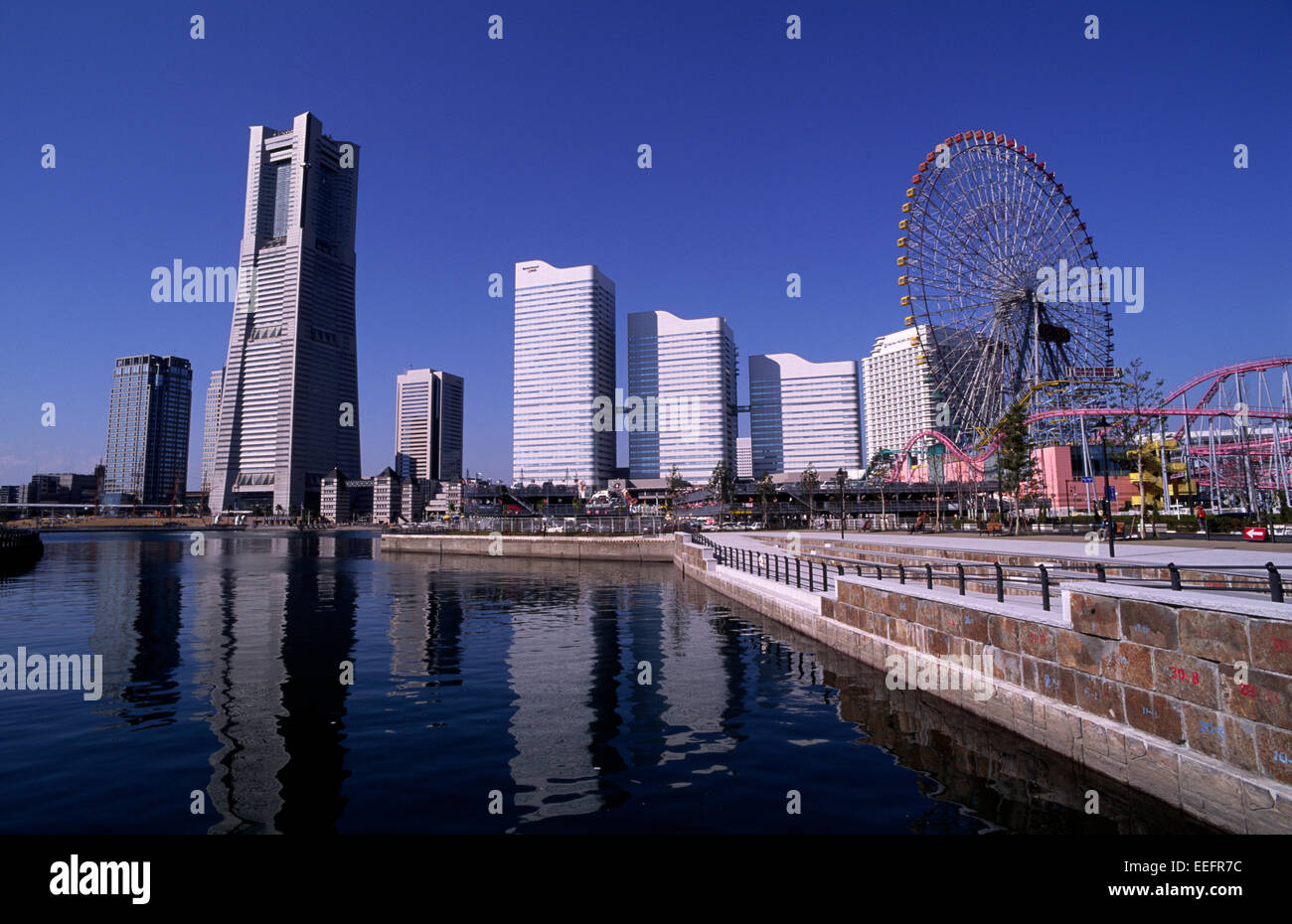Japan, Yokohama, Minato Mirai 21 Stock Photo - Alamy