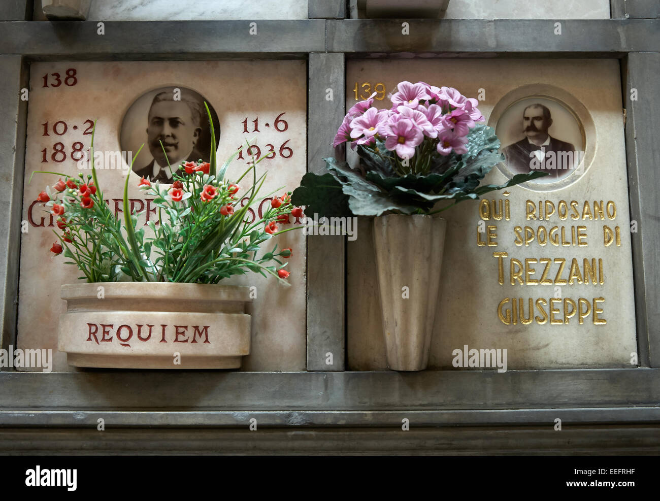 Italy grave wall hi-res stock photography and images - Alamy
