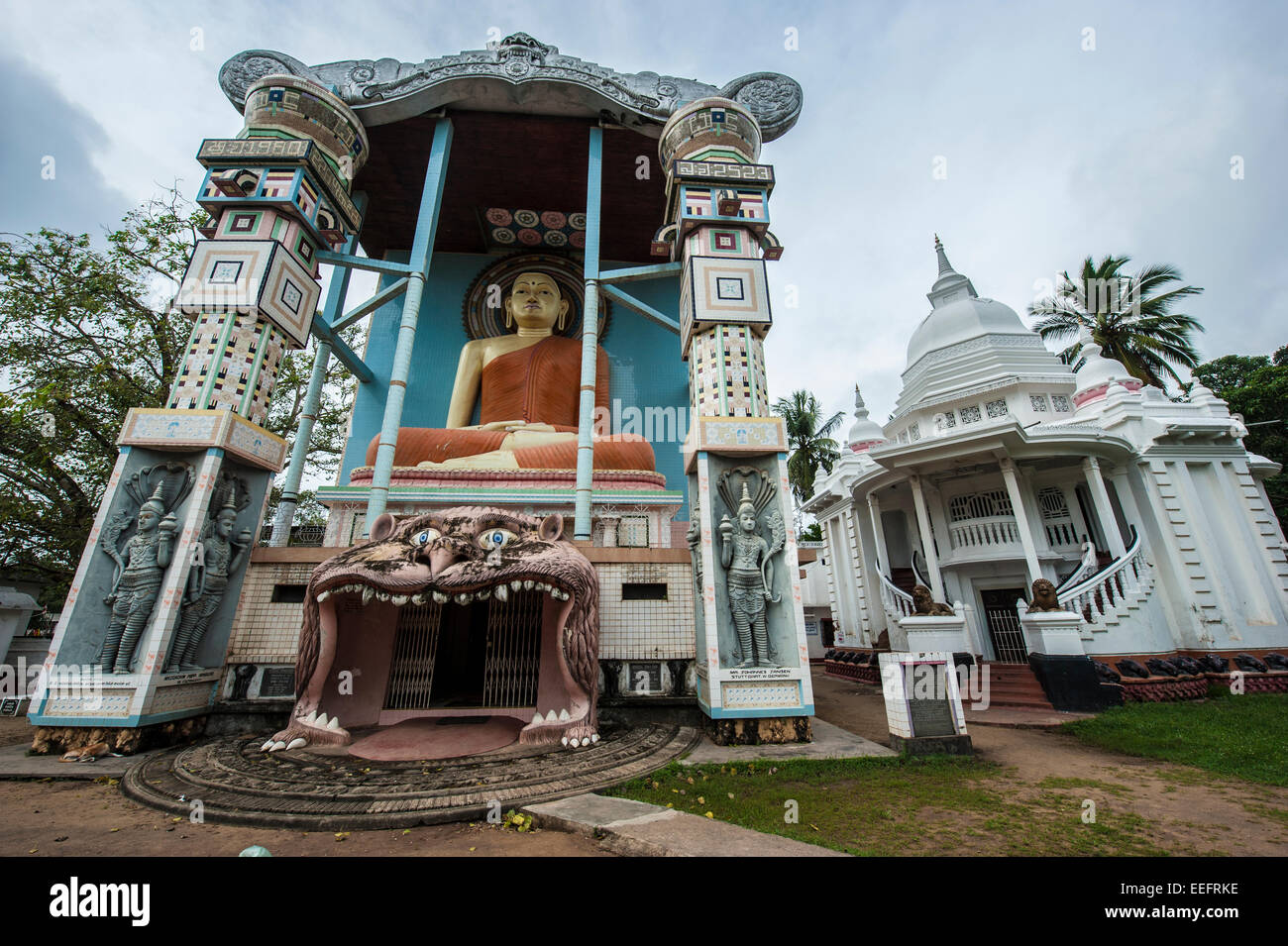 Angurukaramulla Temple in Negombo town north of Colombo, Sri Lanka ...