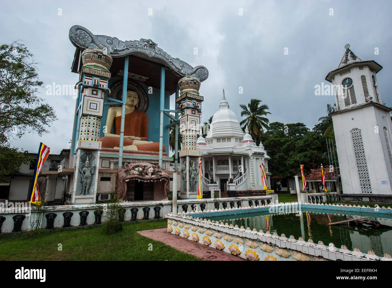 Angurukaramulla Temple in Negombo town north of Colombo, Sri Lanka ...