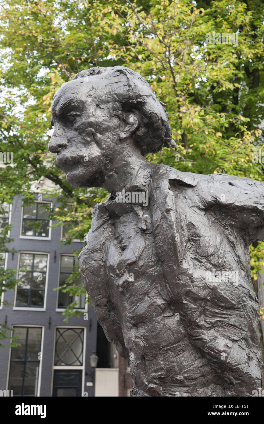 Statue of Multatuli, Amsterdam, Holland Stock Photo - Alamy