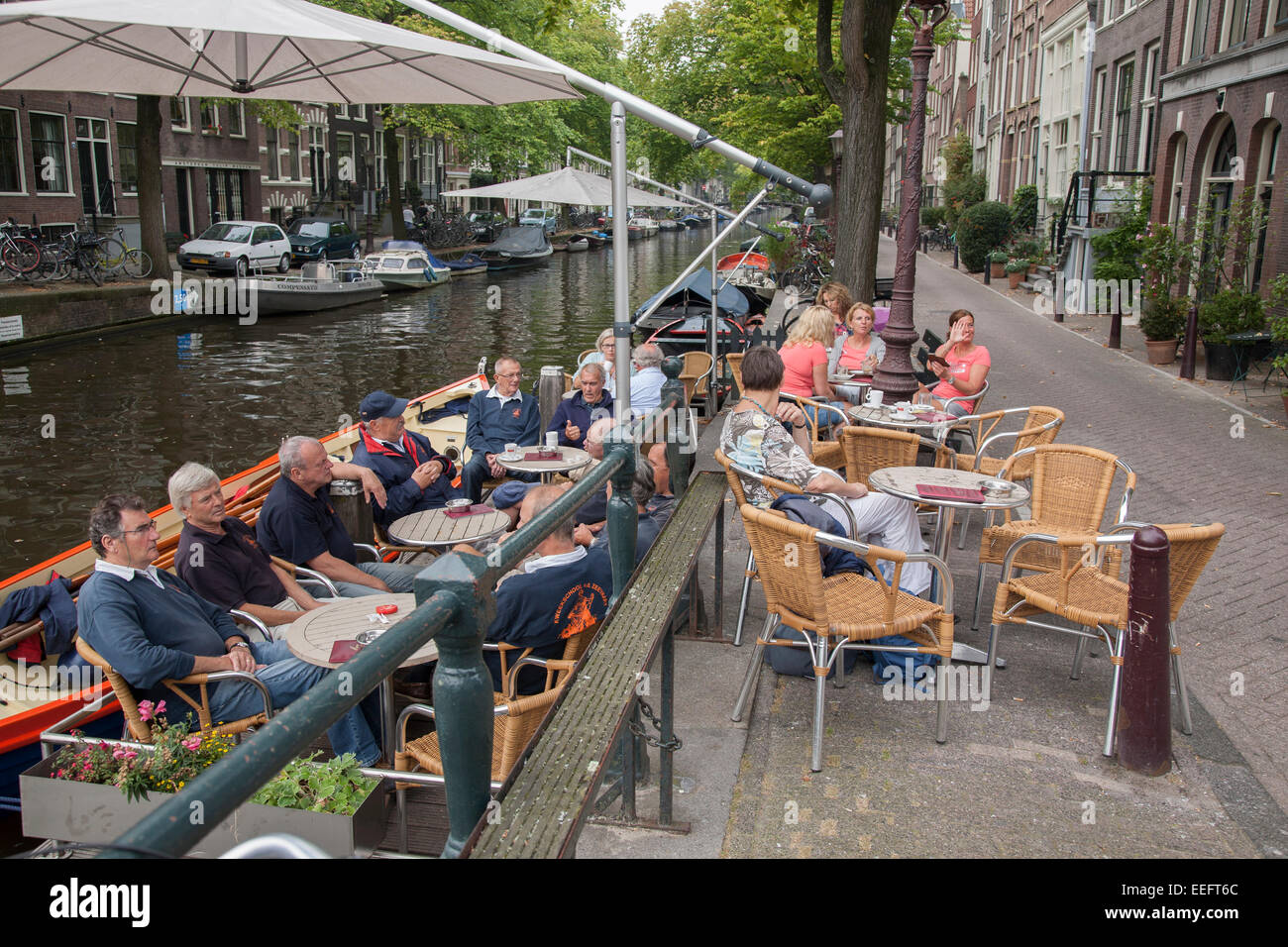 Cafe Smalle, Amsterdam; Holland Stock Photo - Alamy