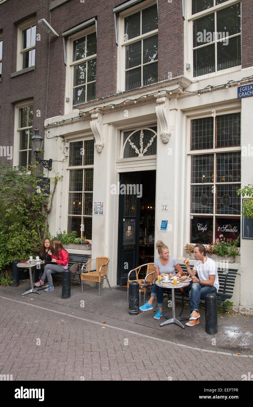 Cafe Smalle, Amsterdam; Holland Stock Photo - Alamy