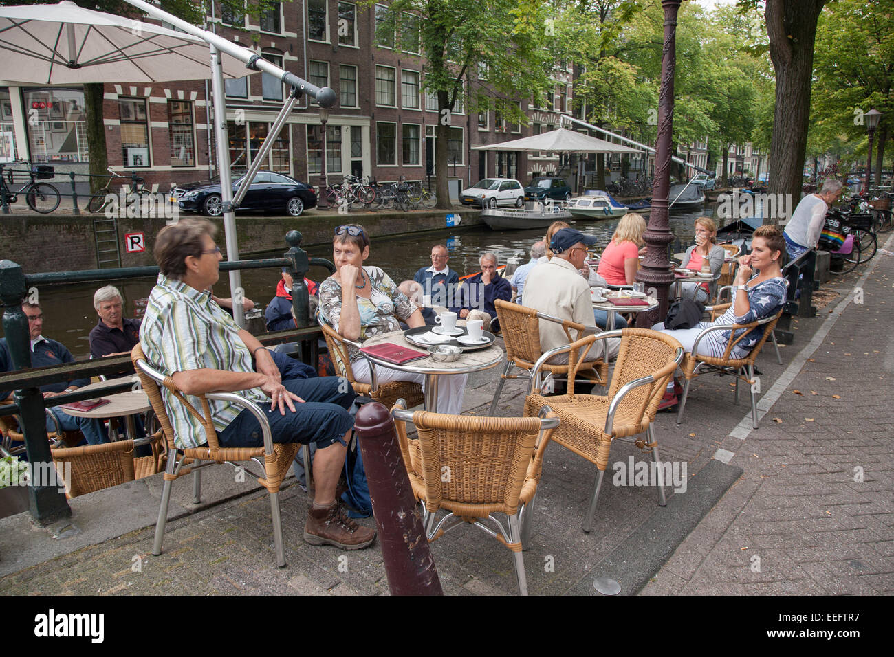 Cafe Smalle, Amsterdam; Holland Stock Photo - Alamy