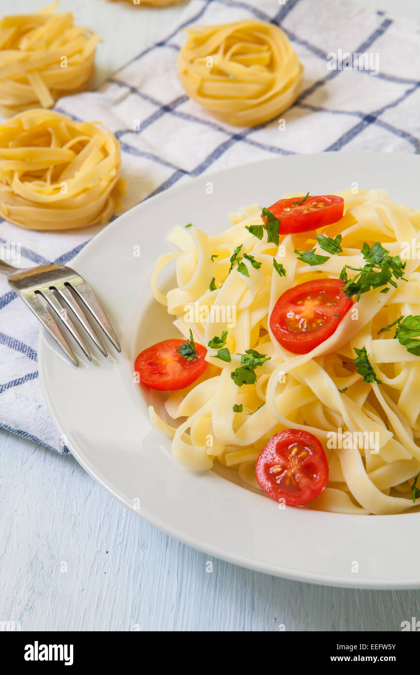 Italian pasta tagliatelle hi-res stock photography and images - Alamy