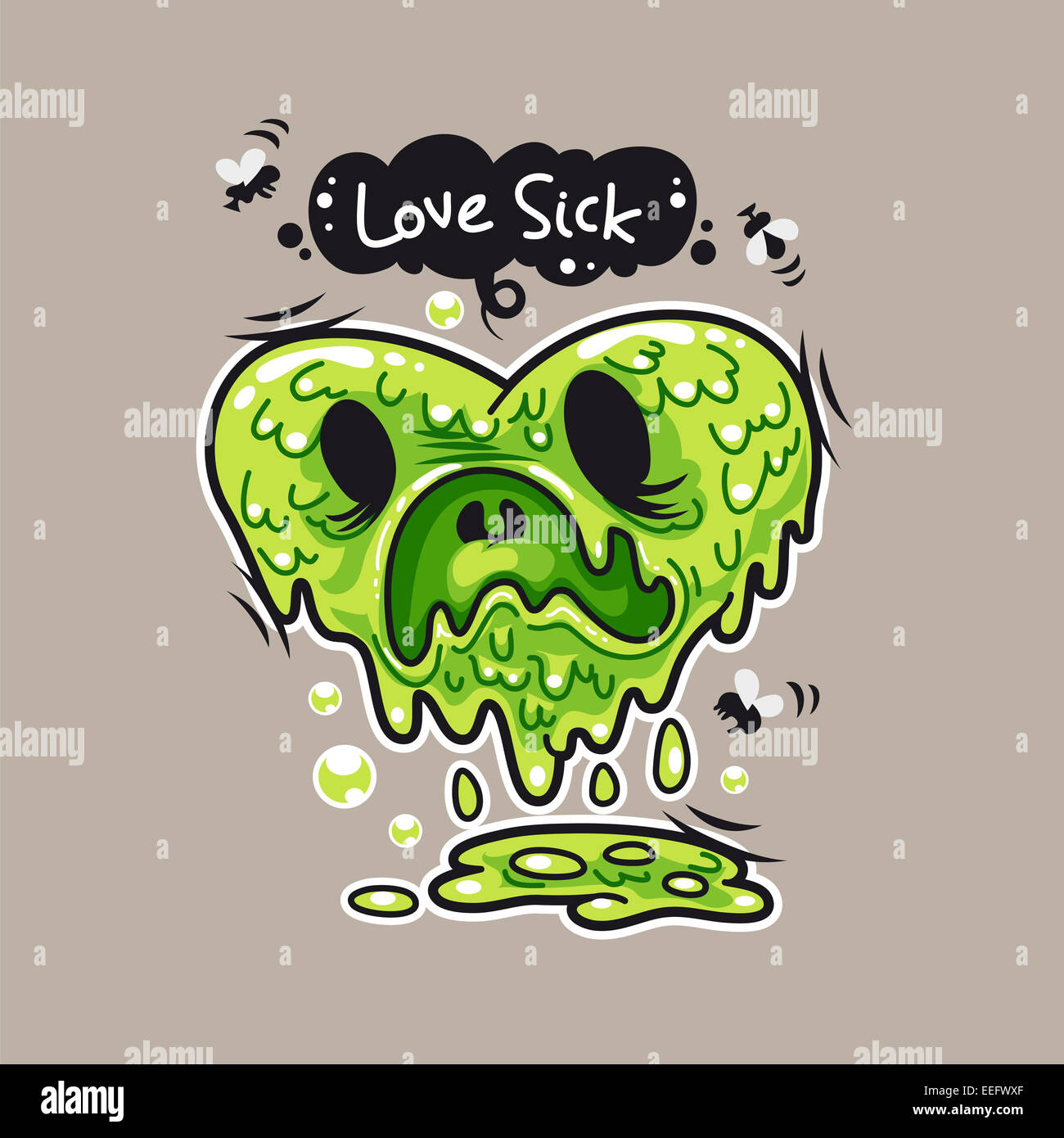 Sick person cartoon hi-res stock photography and images - Alamy
