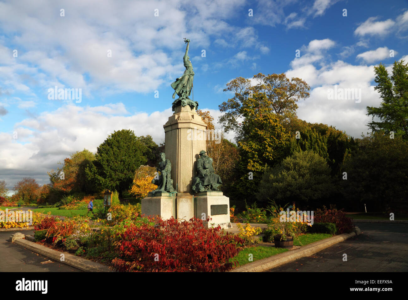 The exeter city war memorial in northernhay gardens hi-res stock ...