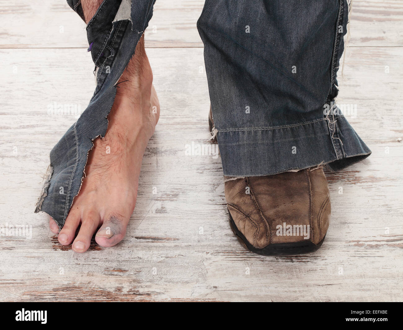 Poor person hi-res stock photography and images - Alamy