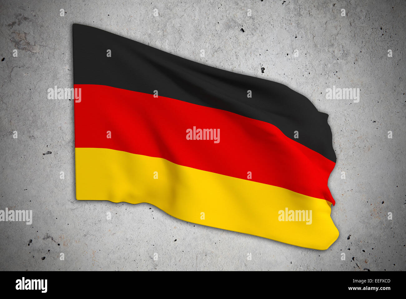 3d rendering of a german flag Stock Photo - Alamy