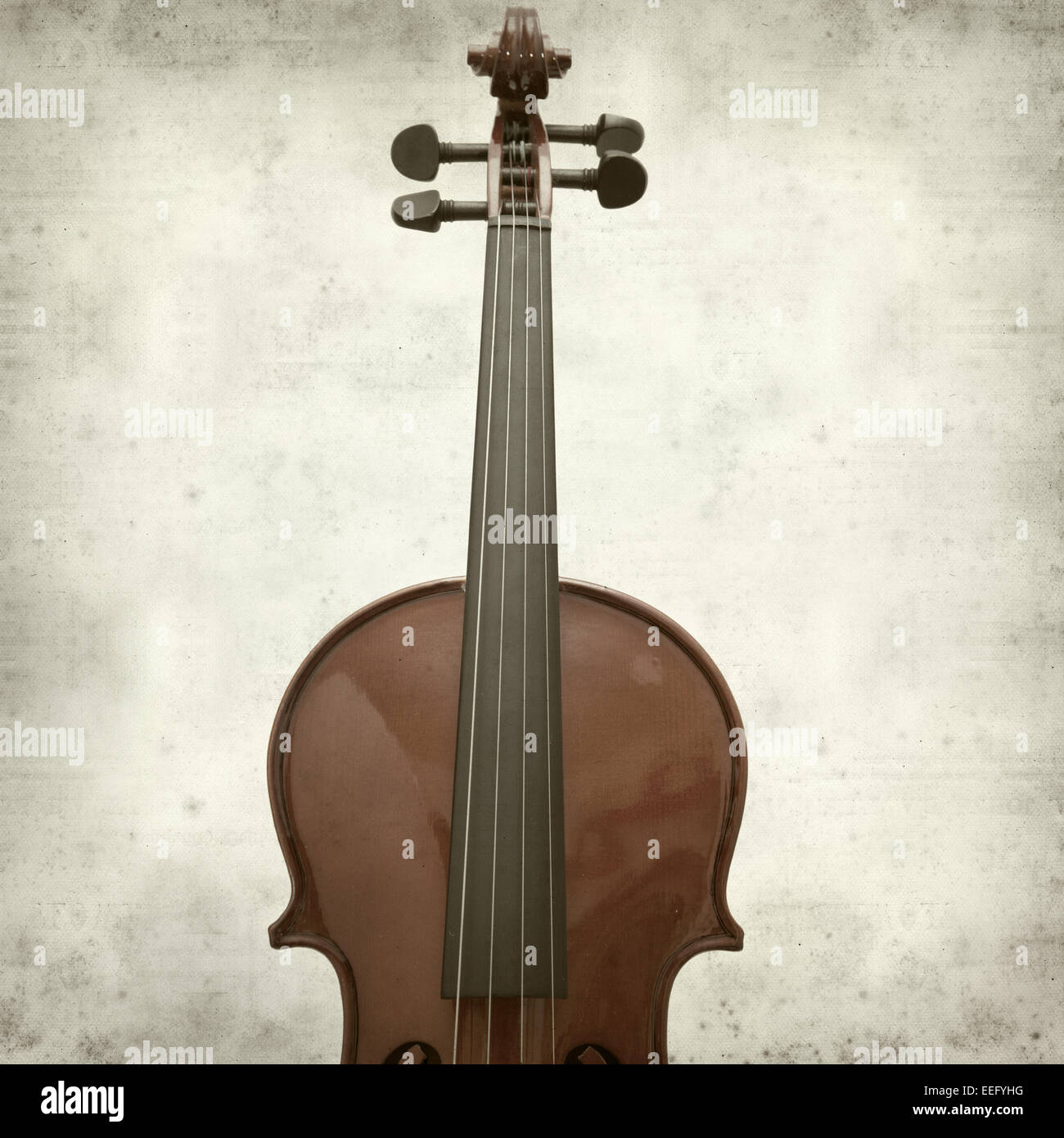 textured old paper background with violin Stock Photo - Alamy