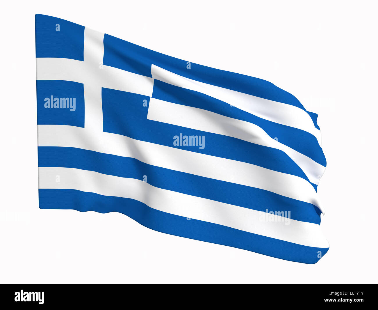 3d rendering of a greek flag Stock Photo - Alamy