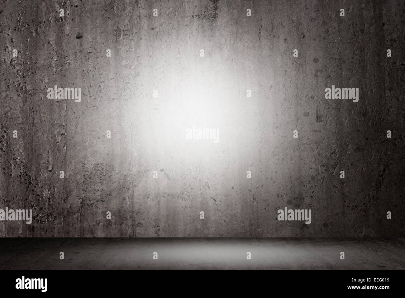 3d rendering of an old cement stage Stock Photo - Alamy