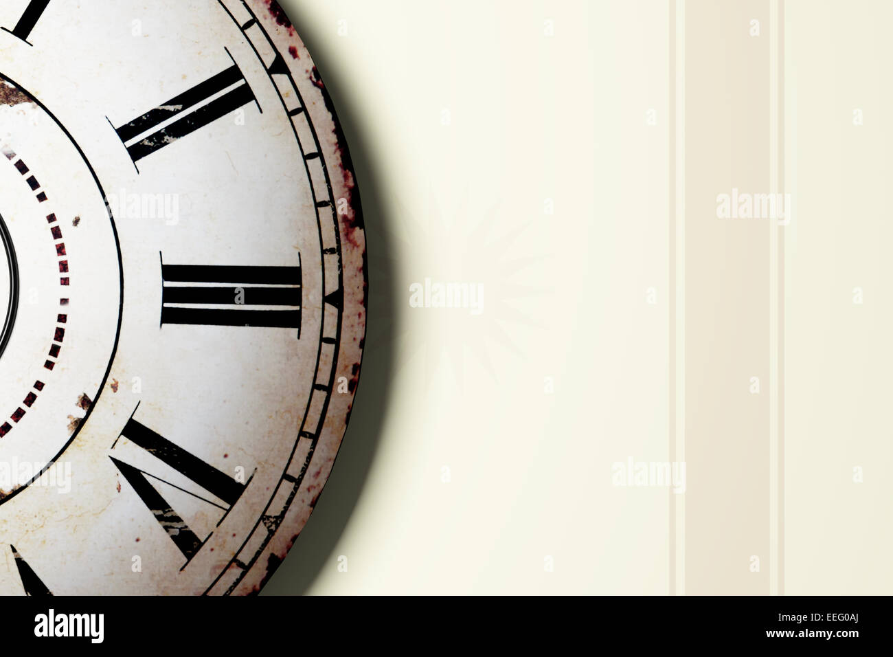 3d rendering old clock on hi-res stock photography and images - Alamy