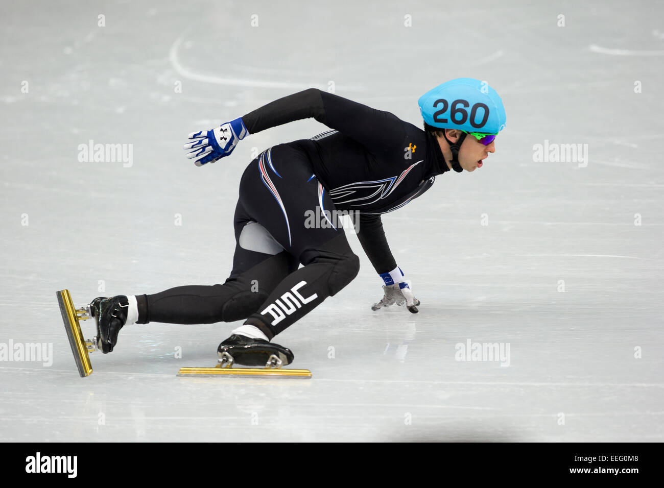 Short Track Speed Skating at the Olympic Winter Games, Sochi 2014 Stock ...