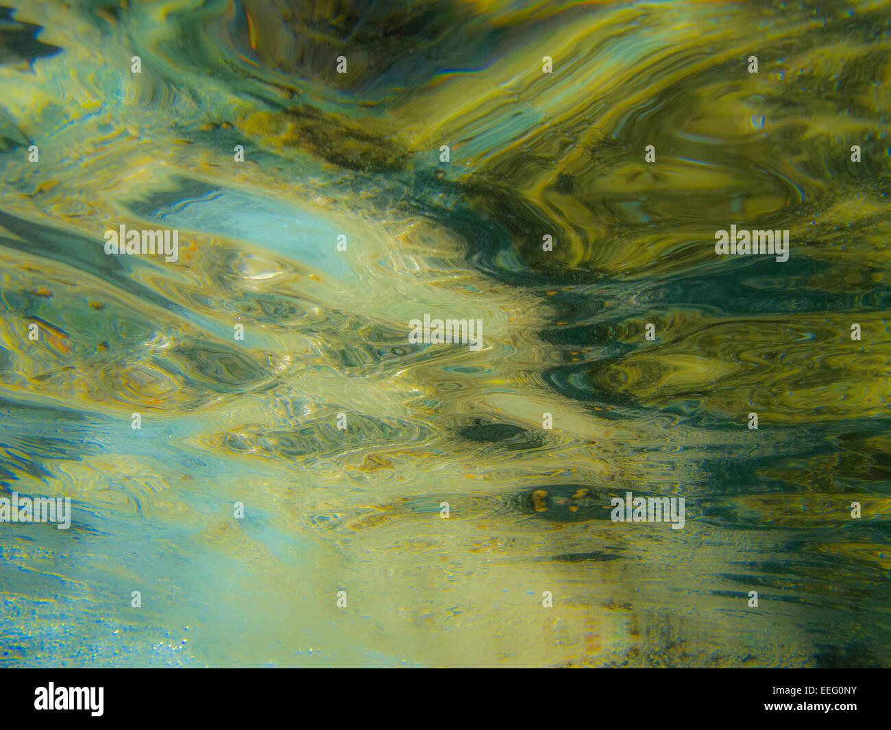Wavy reflections in water hi-res stock photography and images - Alamy