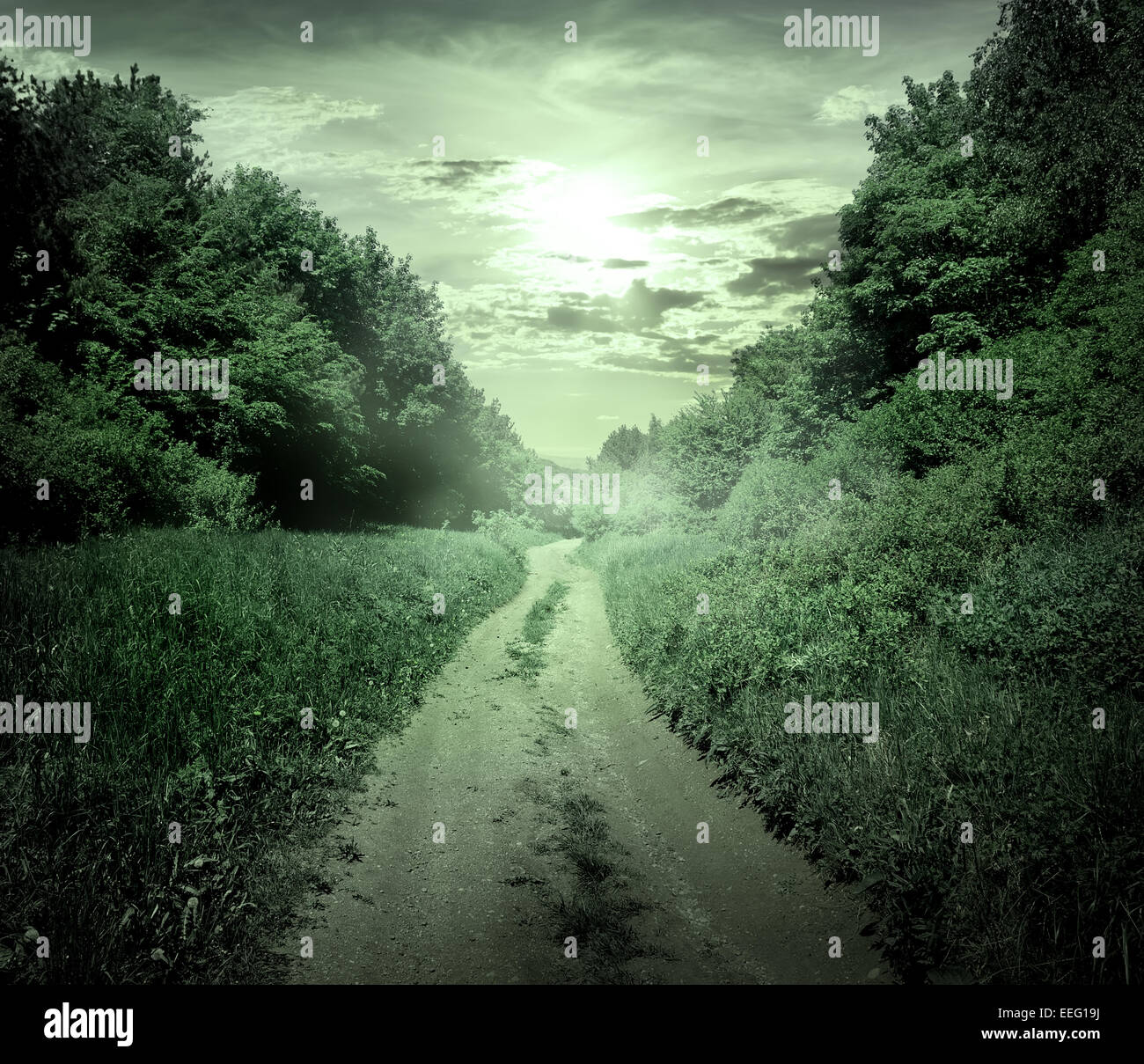Road twilight horizon hi-res stock photography and images - Alamy