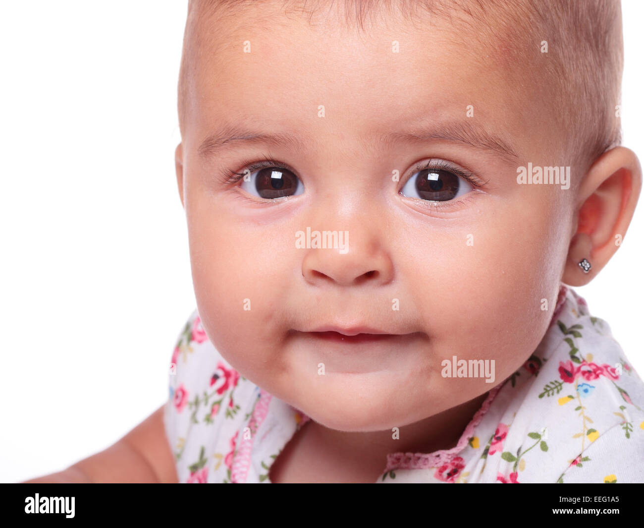 portrait of a beautiful baby smiling Stock Photo - Alamy
