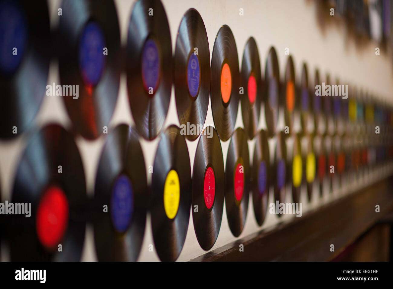 Lps on wall hi-res stock photography and images - Alamy