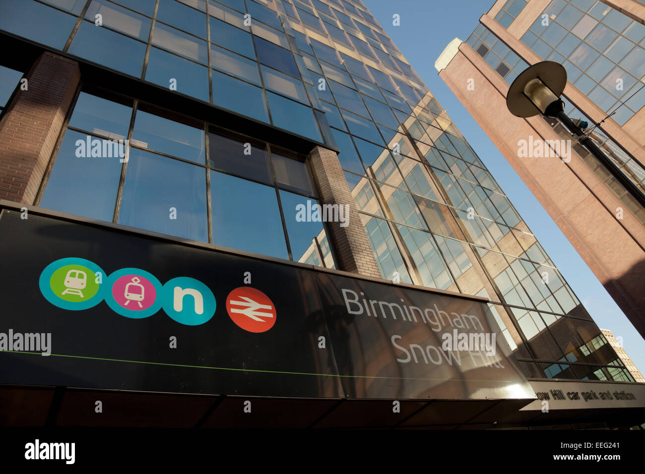 Birmingham Snow Hill station entrance, Birmingham UK Stock Photo - Alamy