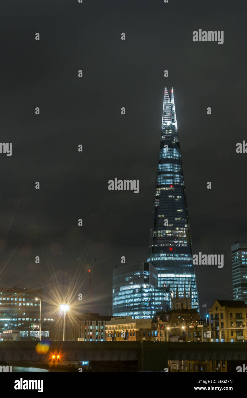 The Shard at night Stock Photo - Alamy