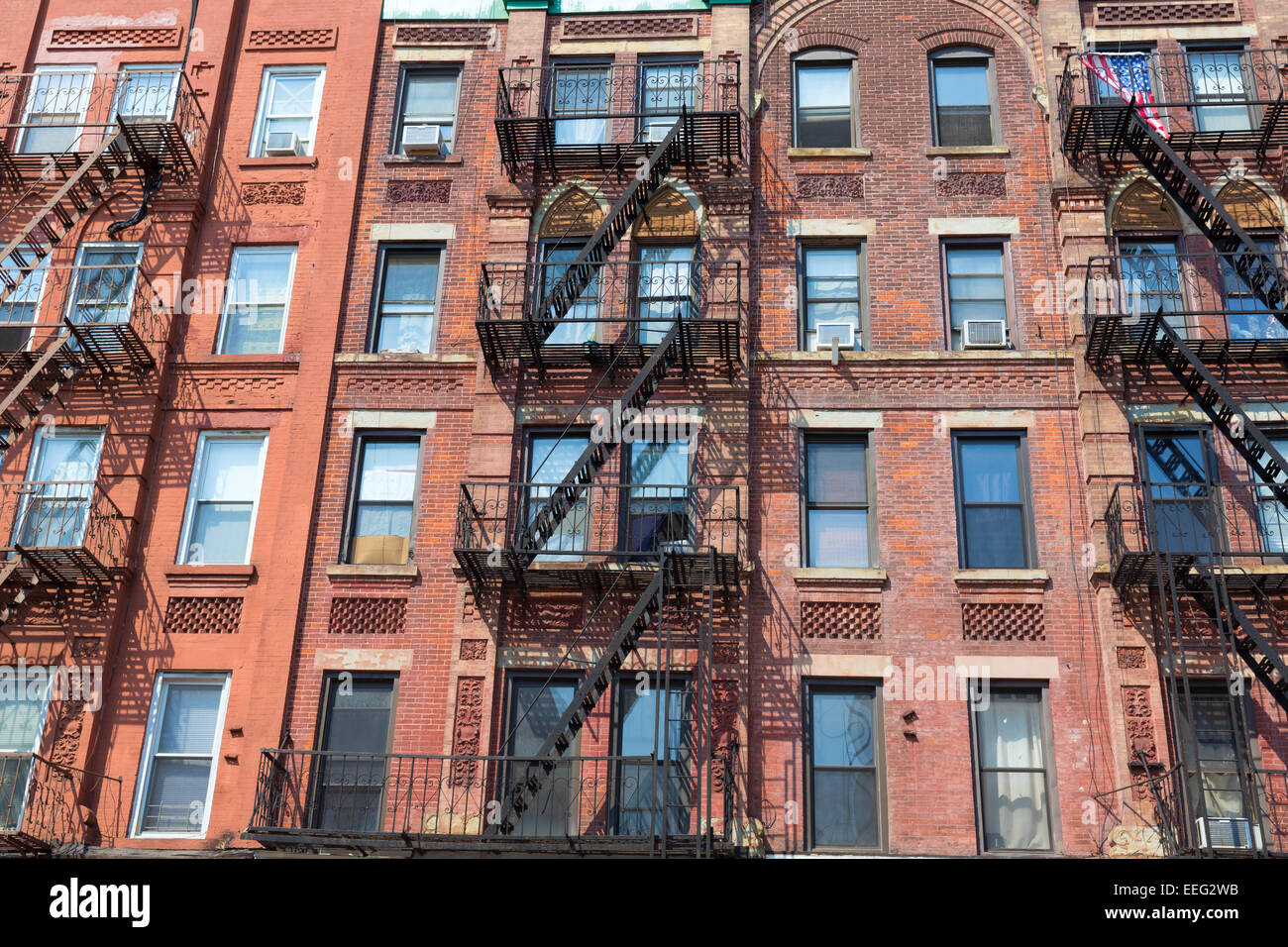 Brooklyn brick facades in hi-res stock photography and images - Alamy