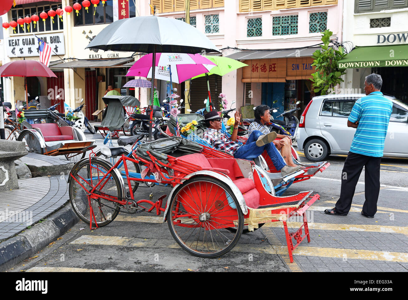 Rickshaw malaysia hi-res stock photography and images - Alamy