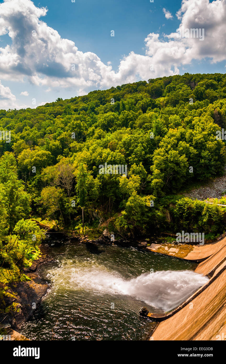 Prettyboy Dam and Gunpowder River, in Baltimore County, Maryland Stock ...