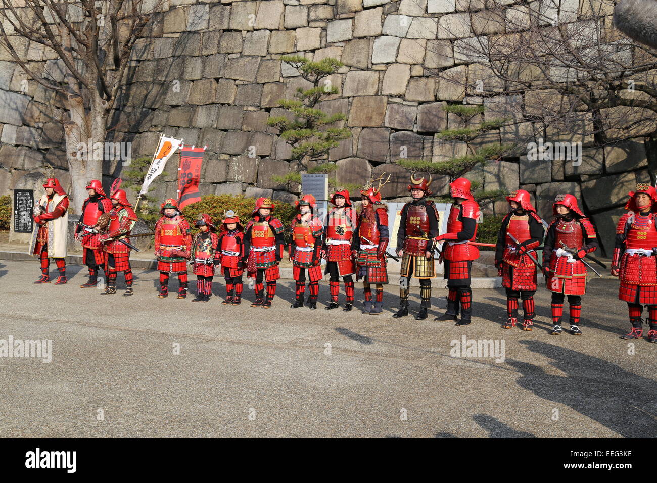 Osaka castle samurai warriors hi-res stock photography and images - Alamy