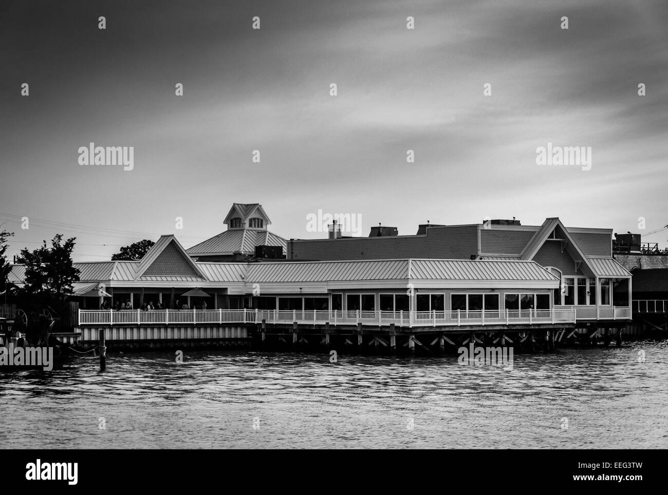 Restaurant along the inlet in Point Pleasant Beach, New Jersey Stock ...