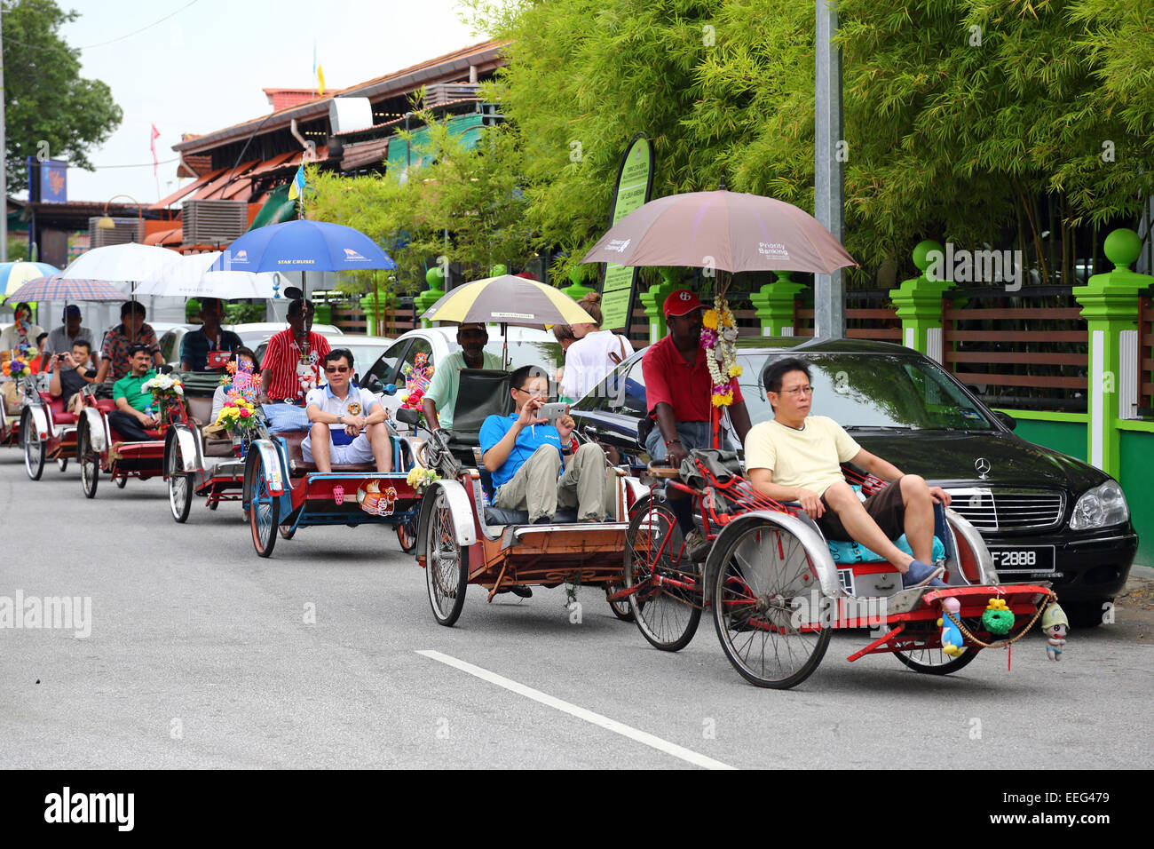 Trishaw tour hi-res stock photography and images - Alamy