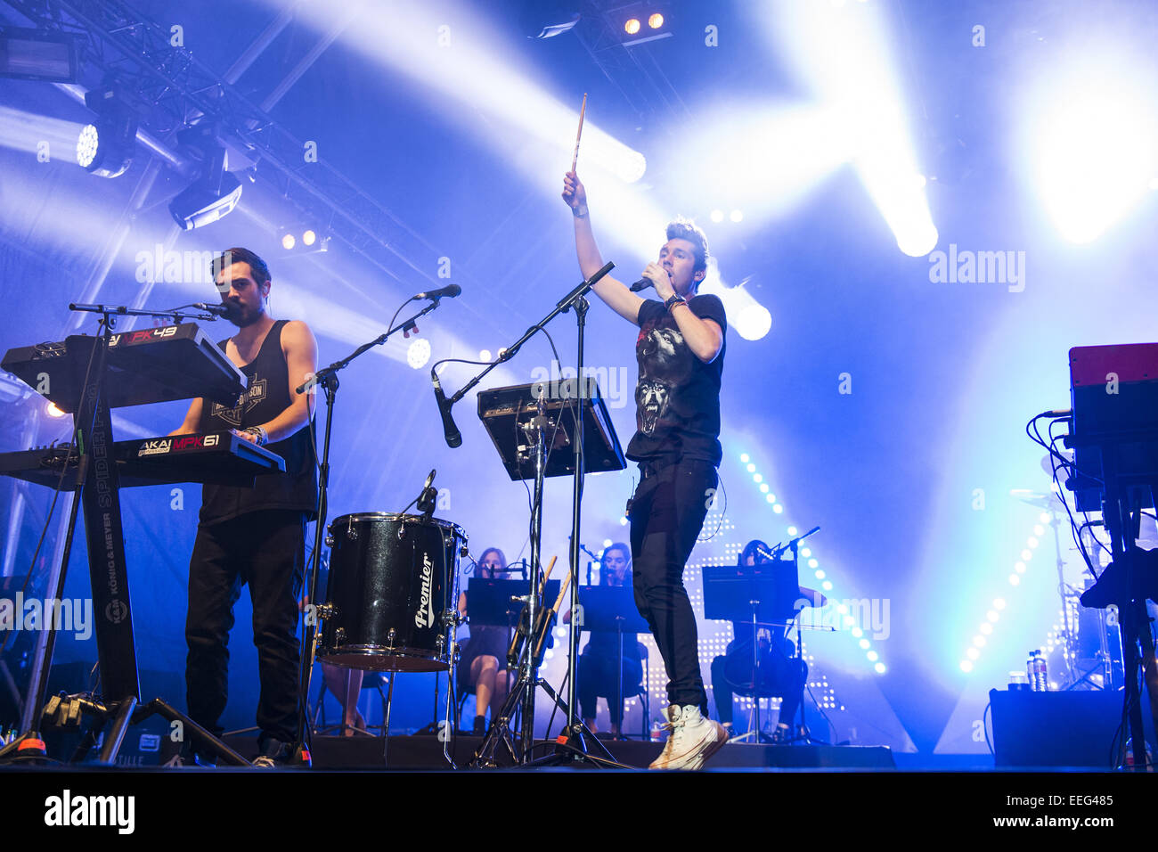 Bastille performing live at Somerset House in London Featuring ...