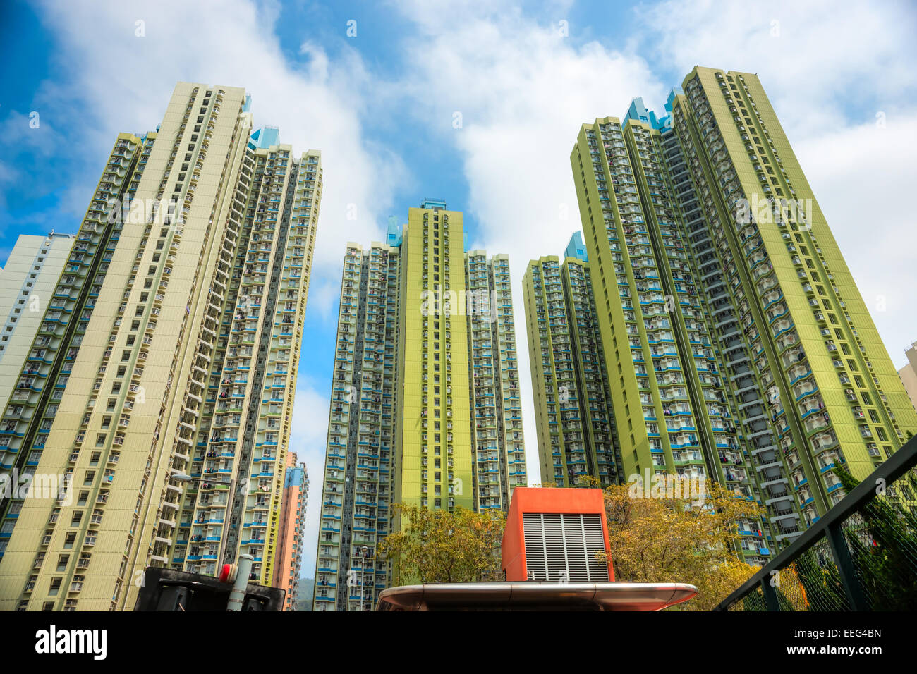 Hong Kong apartment block, China Stock Photo - Alamy