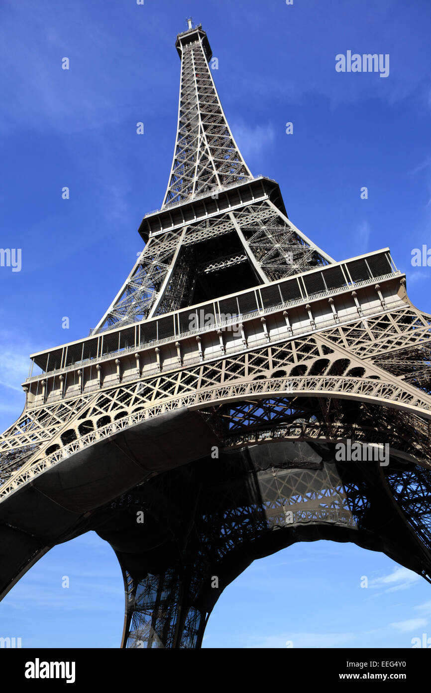 High resolution picture of the Eiffel Tower in Paris, France Stock ...