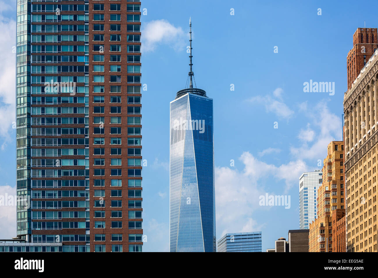 New york famous freedom tower hi-res stock photography and images - Alamy