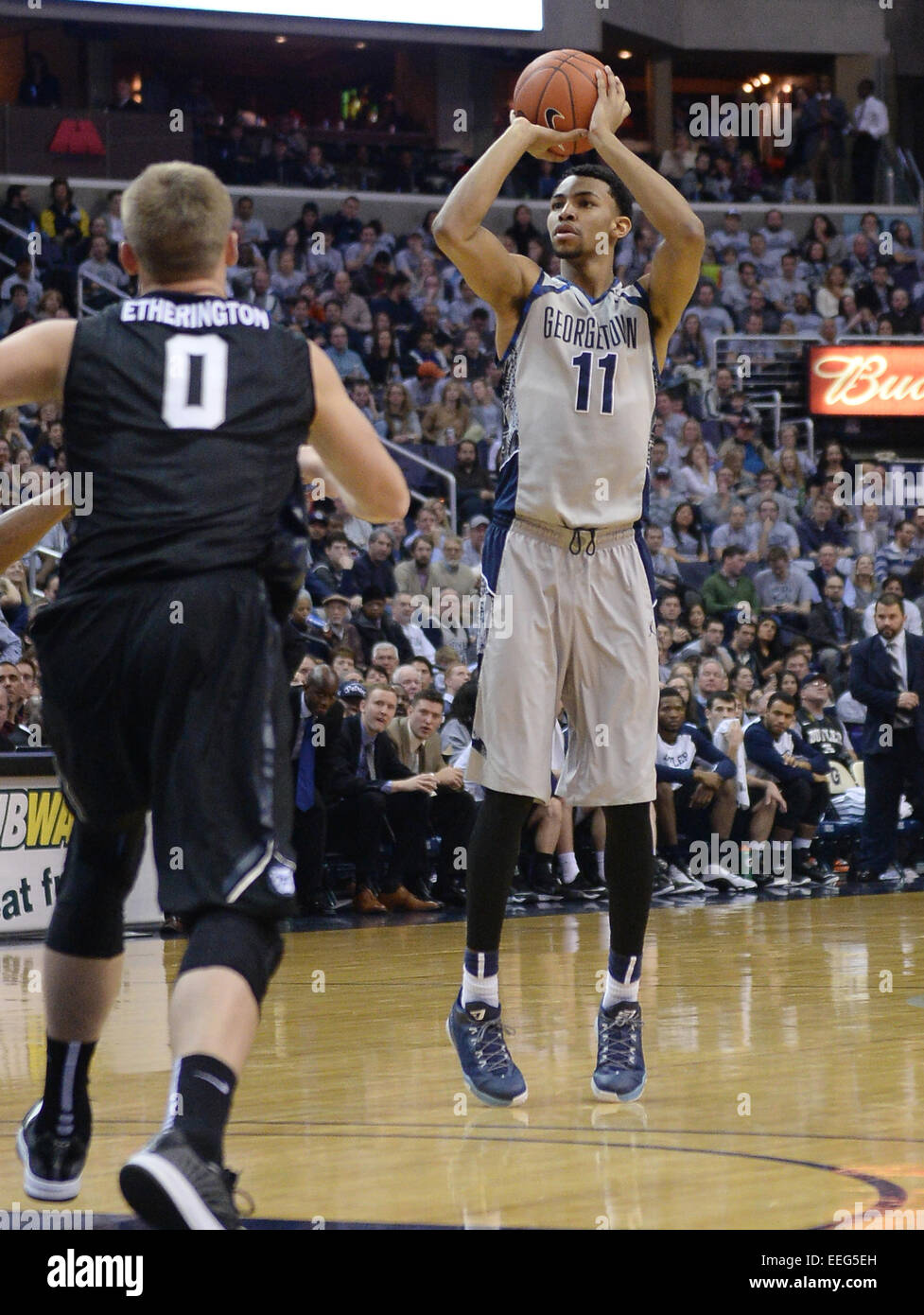 Washington, DC, USA. 17th Jan, 2015. 20150117 - Georgetown forward ...