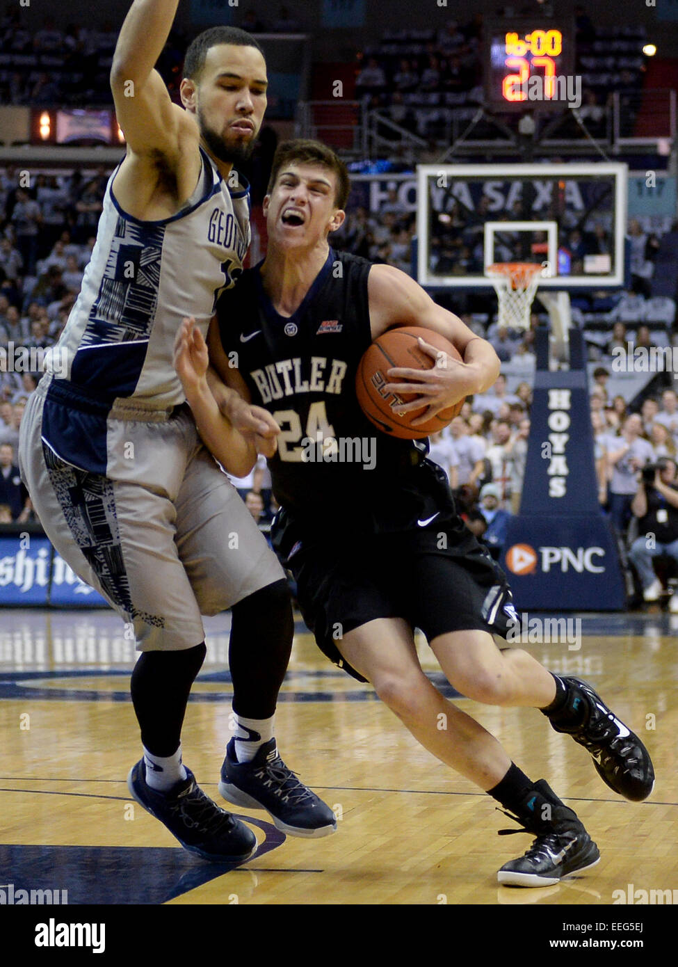 Washington, DC, USA. 17th Jan, 2015. 20150117 - Butler guard Kellen ...