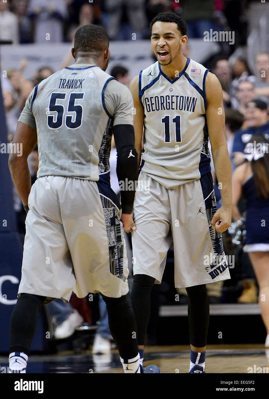 Washington, DC, USA. 17th Jan, 2015. 20150117 - Georgetown forward ...