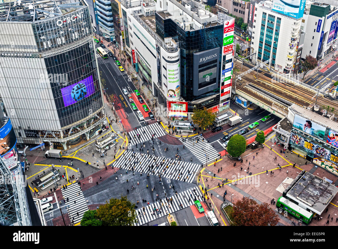 TOKYO - NOVEMBER 15: Shibuya Crossing November 12, 2014 in Tokyo, Japan ...