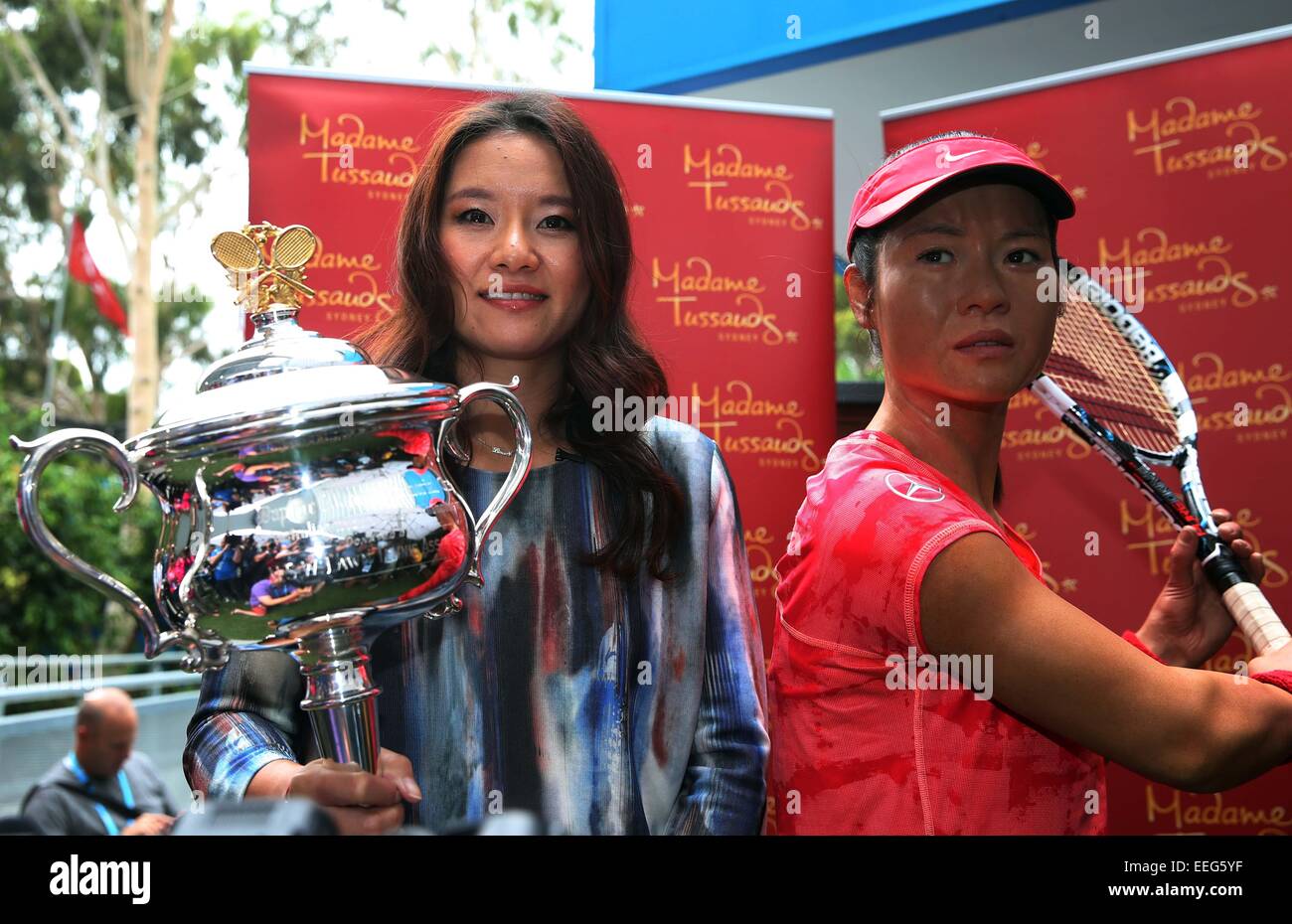 Melbourne, Australia. 18th Jan, 2015. China's former tennis player Li ...